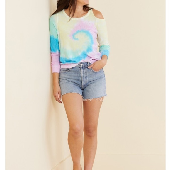 Chaser | Sweaters | Chaser Tie Dye Cut Out Sweater | Poshmark